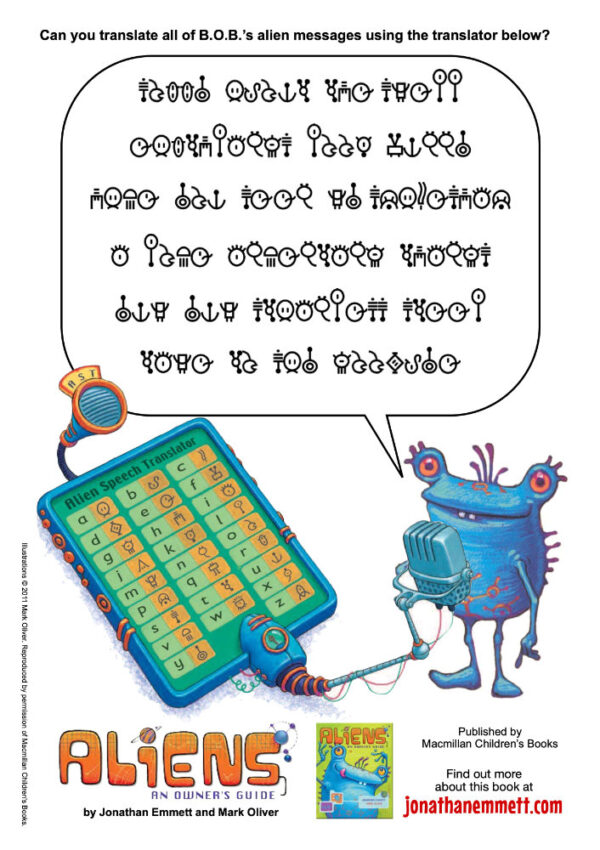 Activity Sheets • jonathanemmett.com