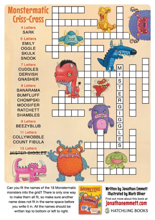 Activity Sheets • jonathanemmett.com